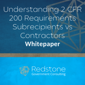 Understanding 2 CFR 200 Requirements Related to Subrecipients vs ...