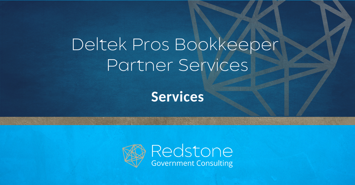 Deltek Pros Bookkeeper Partner Services | Redstone Government Consulting Services