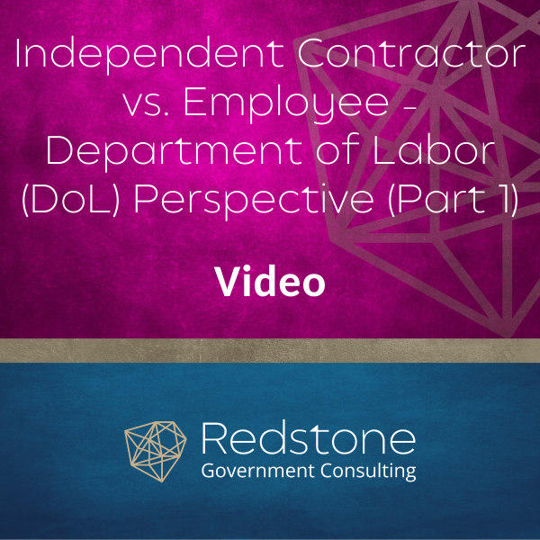 Independent Contractor vs. Employee – Department of Labor (DoL ...