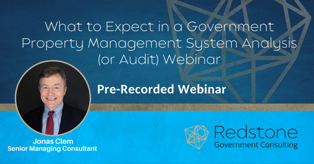 Government Property Management Compliance for GovCon