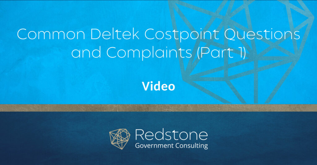 Deltek Costpoint Training | Implementation, Operation and Maintenance