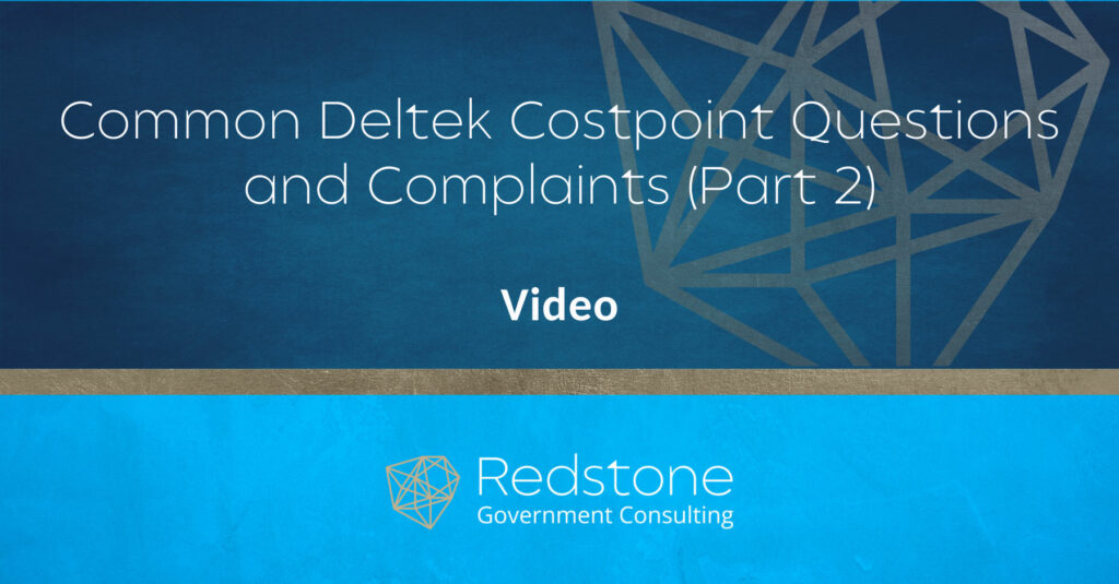Deltek Costpoint Training | Implementation, Operation and Maintenance
