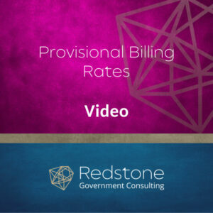 Provisional Billing Rates | Redstone Government Consulting